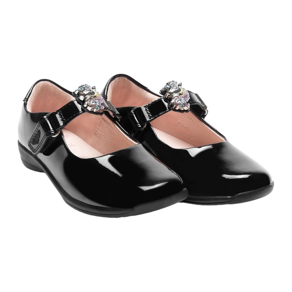 Lelli Kelly LK8426 (NE03) Bianca Unicorn Black Patent Interchangeable ...